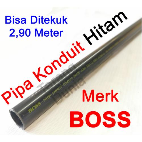 Jual Pipa Conduit Boss Hitam Pipa Konduit Hitam Pipa Listrik Boss Pipa ...