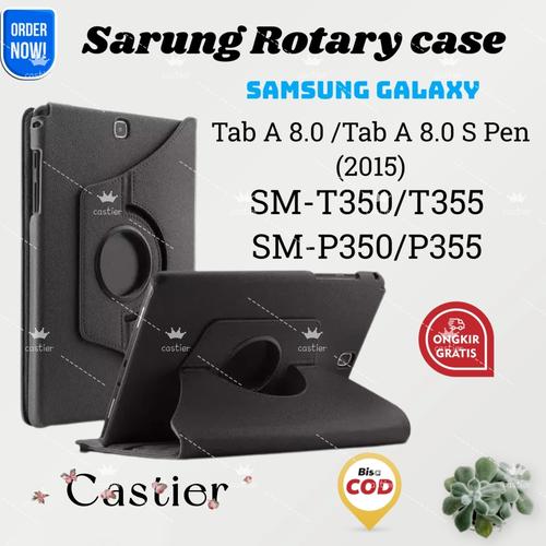 Promo Samsung galaxy tab a 8.0 S pen 2015 T350 P350 Sarung rotary Case ...