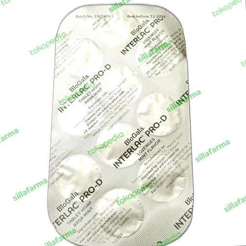 Jual Interlac pro-D probiotic /strip - Jakarta Utara - sillafarma ...
