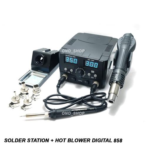 Jual Solder Station + Hot Blower Digital 858 Non Dekko - Kota Tangerang ...