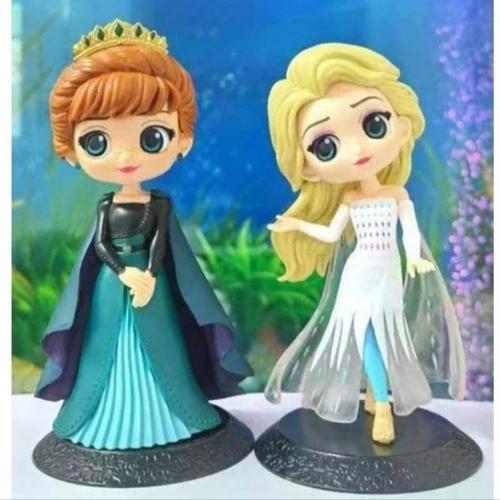 Jual Qposket Frozen 2 Topper Kue Princess Elsa and Anna Figure ...