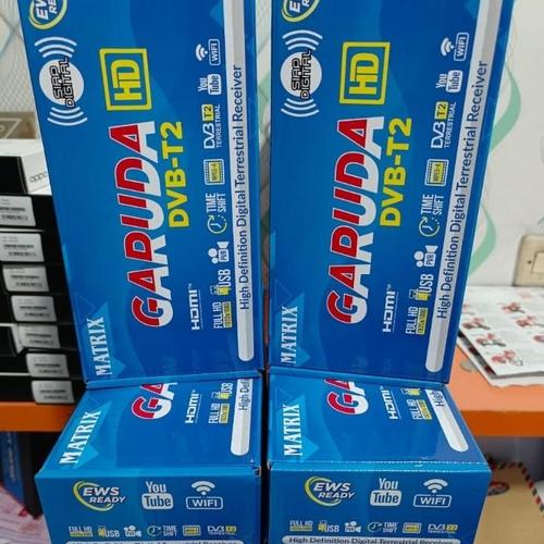 Jual stb set top box matrik Garuda biru bisa tik tok analog ke digital ...