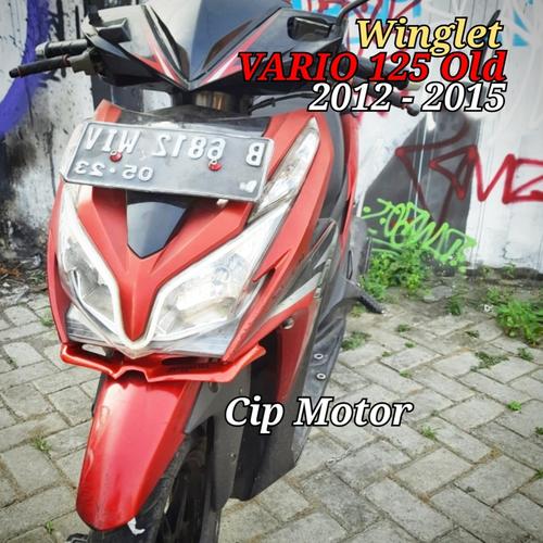 Jual Winglet VARIO 125 OLd Bohlam 2012 2013 2014 2015 Hitam Merah Biru ...