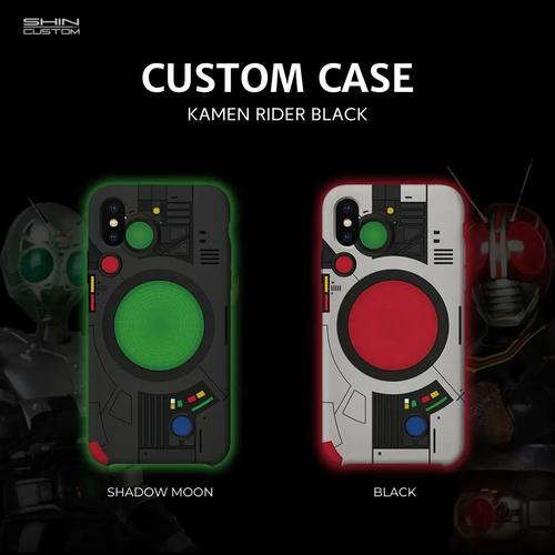 Jual Custom Case Kamen Rider Black Shadow Moon Driver - Softcase, Black ...
