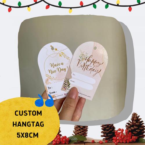 Jual HANGTAG LABEL CUSTOM BENTUK DAN UKURAN BEBAS FULL COLOR - Linen ...