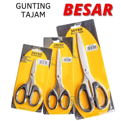 Jual Gunting Besar Kenko Joyco Gunting Kertas Dapur Tajam Serbaguna ...