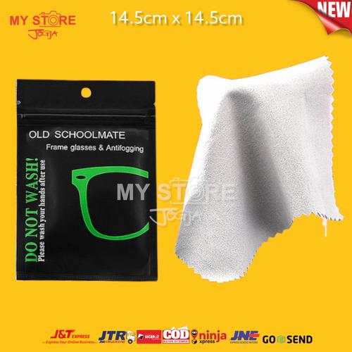 Jual old schoolmate 14.5cm x 14.5cm kain microfiber kacamata lensa anti ...
