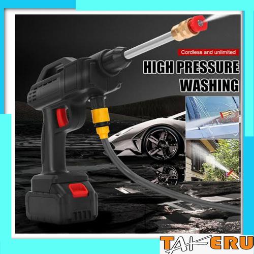 Jual Water Gun Spray High Pressure Cordless Washer Power - Kota ...