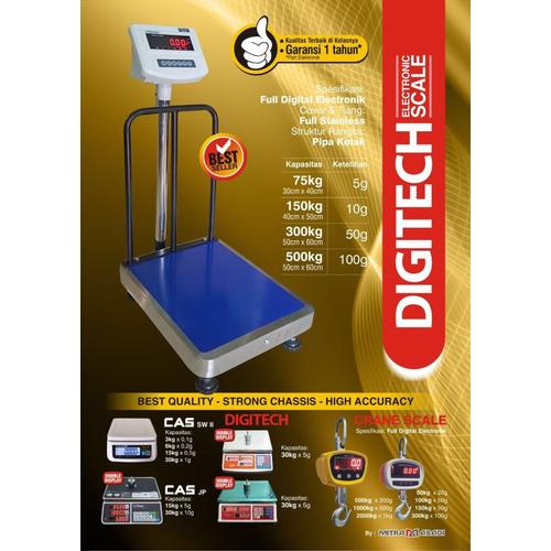 Jual Timbangan Digital 150 Kg Digitech Digital Scale - Kab. Kudus ...