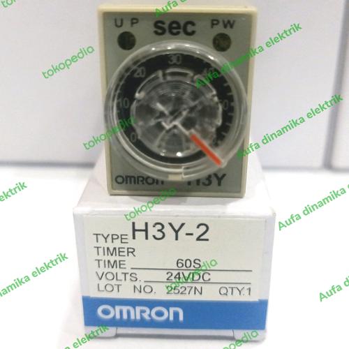 Jual H3Y-2 60s 24vdc mini timer omron h3y 2 60s - Soket - Kab. Bogor - Aufa Dinamika Elektrik ...