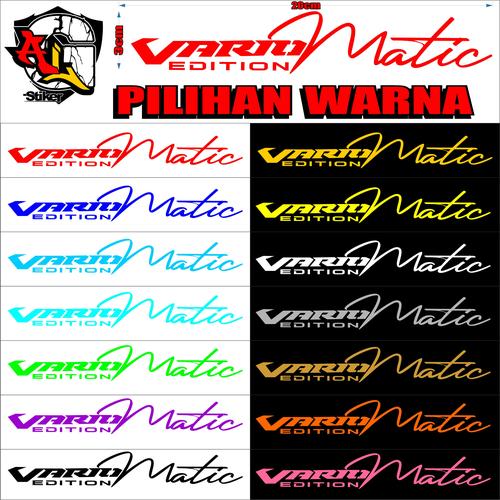 Jual STICKER/CUTTING/STIKER VARIO MATIC/STIKER SIMPEL/STIKER MOTOR/043 ...