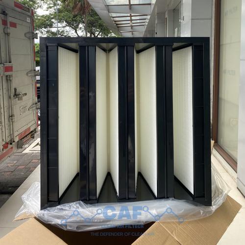 Jual Medium V-bank F8 Eff 95% Brand CleanLink Air Filter - 24x24x12 ...