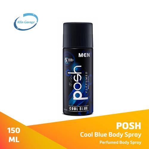Jual Posh Men Body Spray Cool Blue 150 ml - Deodorant Parfum Badan Pria ...
