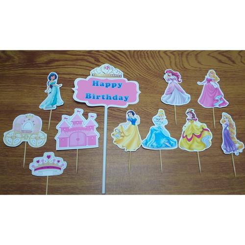 Jual topper cake happy birthday hiasan kue princess princess - Kota ...