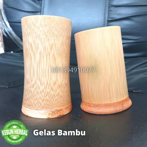 Jual Gelas Bambu Natural / Eco Bamboo Cup Food Grade / Bubut Rapih ...