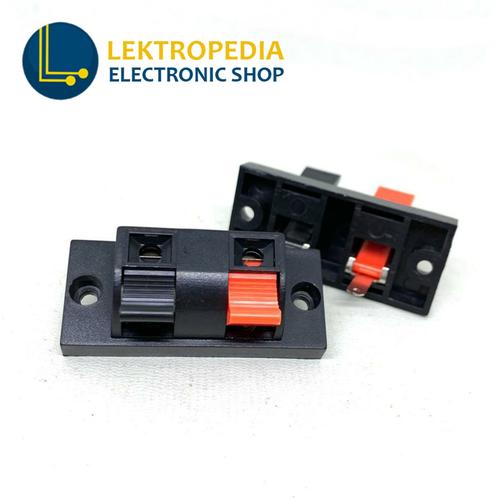 Jual Terminal Speaker 2 pin Tebal BESAR Jepit 2p 2pin 2 p Kabel BOX ...