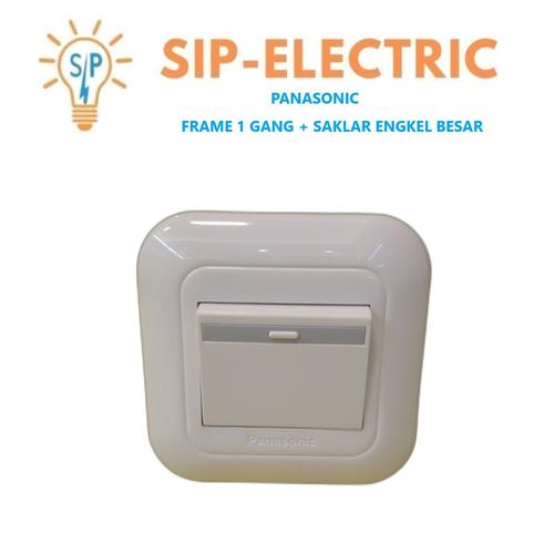 Jual PANASONIC SAKLAR ENGKEL SINGLE INBOW 1 MATA BESAR WIDE SERIES IB ...