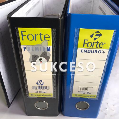 Jual Forte Ordner A5 (Kwitansi) 75mm / 7.5cm Murah Berkualitas - Black ...