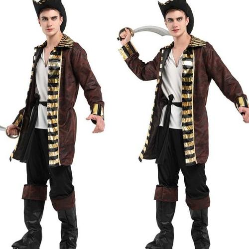 Jual READY PIRATE MAN COSTUME COSPLAY HALOWEEN PRIA DEWASA BAJAK LAUT ...