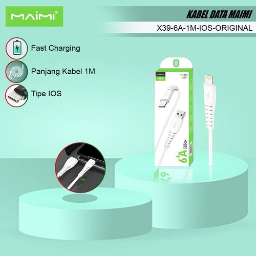 Promo Maimi X39 Kabel Data IOS TYPE-C MICRO 1M 6A Charging Speed ORI ...