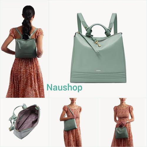 Jual Tas Fossil FSL Elina Small Convertible Backpack Sage - Kota ...