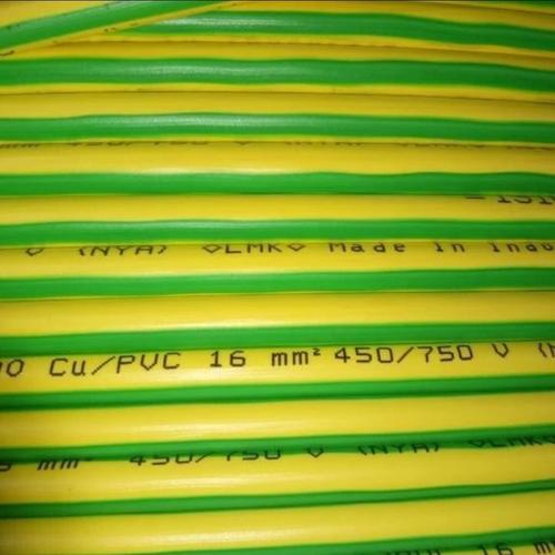 Jual Kabel NYA Tunggal 16mm merk 4 Besar Meteran Kuning Hijau SNI dan ...