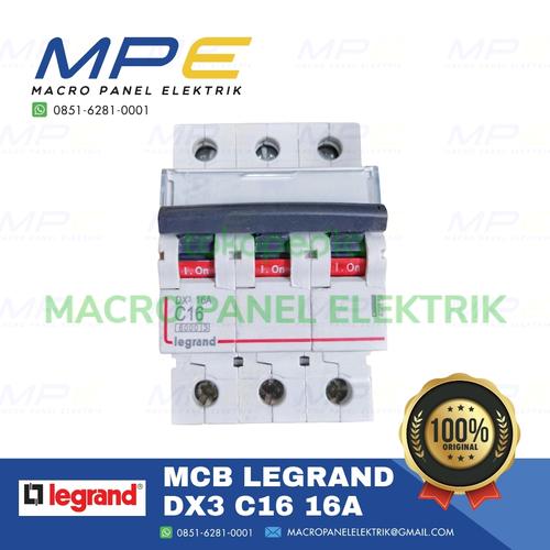 Jual MCB Legrand DX3 3 Phase 16A C16 6kA / MCB LEGRAND DX³ 3P C16 6kA - Jakarta Pusat - MACRO ...