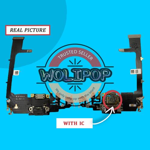 Jual FLEXIBLE FLEXIBEL CONNECTOR CHARGER MIC IPHONE 11 PRO WITH IC ...