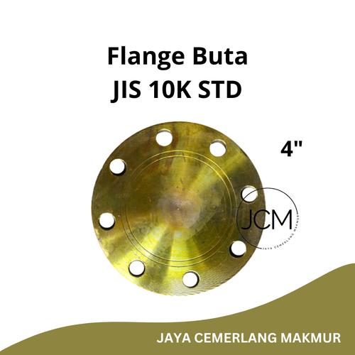 Jual Flange Las Buta JIS 10K STD 4" Inch / Blind Flange JIS 10K STD 4 ...
