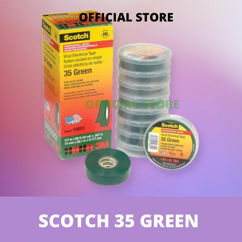 Jual 3m scotch 35 vinyl electrical tape / isolasi listrik - Jakarta ...