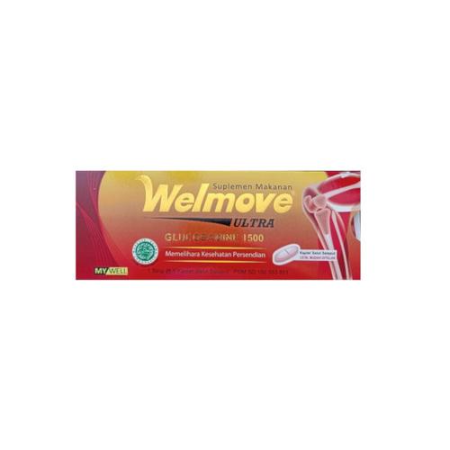 Jual Welmove Ultra 5 Kaplet Glukosamin 1500 Wellmove Glucosamine 1500mg ...