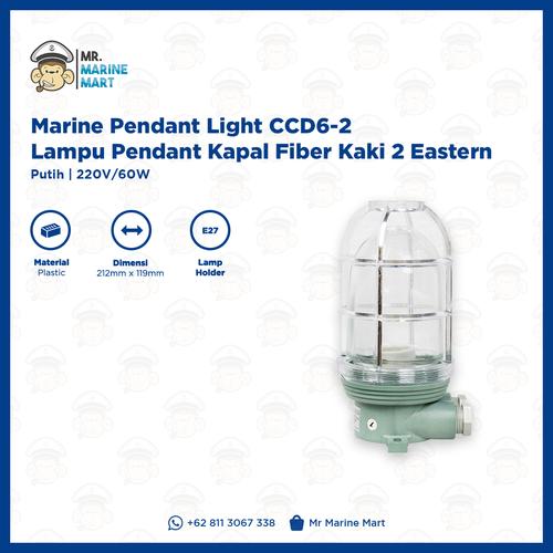 Jual Lampu pendant kapal fiber kaki 2 CCD6-2 Putih Marine Pendant Light ...
