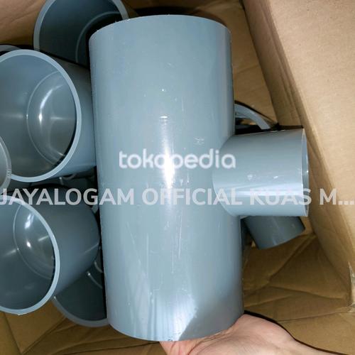 Jual Tee T PVC RUCIKA AW 4X2" inch 100x50mm fitting pipa - AW, 4x2 ...
