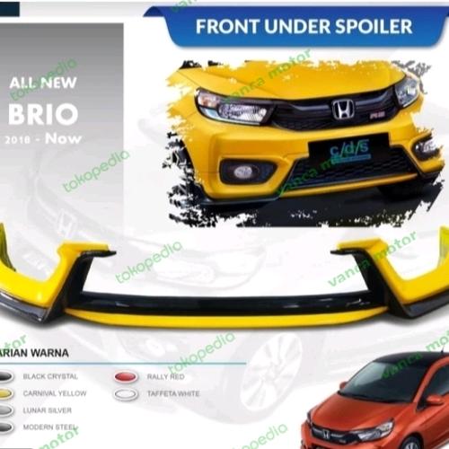 Jual FRONT UNDER SPOILER/ BODYKIT DEPAN ALL NEW BRIO URBANITE 2018 ...