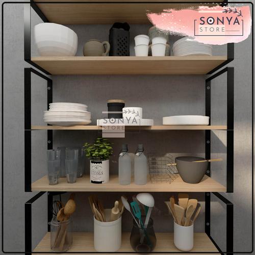 Promo Rak Besi Bumbu Dapur 2 Susun Serbaguna Rak Dapur Minimalis ...