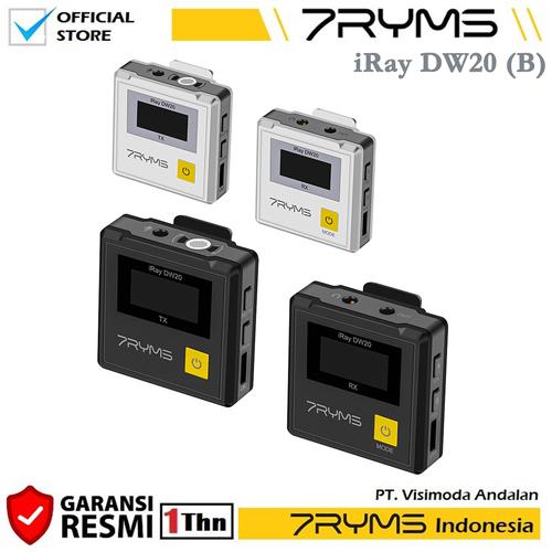 Promo 7RYMS iRay DW20 (B) Wireless Mic Microphone for Camera & Smartphone - Hitam Cicil 0% 3x ...