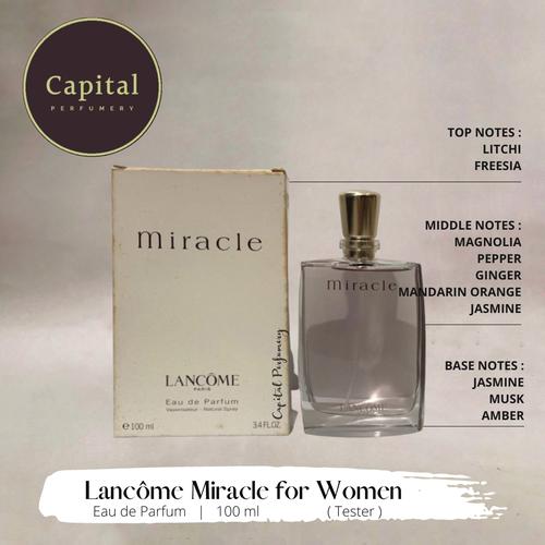 Jual Parfum Original Miracle Eau De Parfum For Women 100 ml - Kota ...
