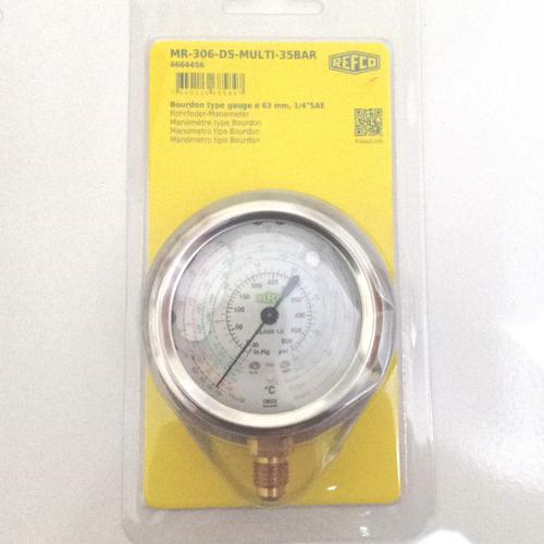 Jual PRESSURE GAUGE WITH OIL REFCO MR 306 DS MULTI 35BAR - Jakarta Barat - SURYAERA | Tokopedia