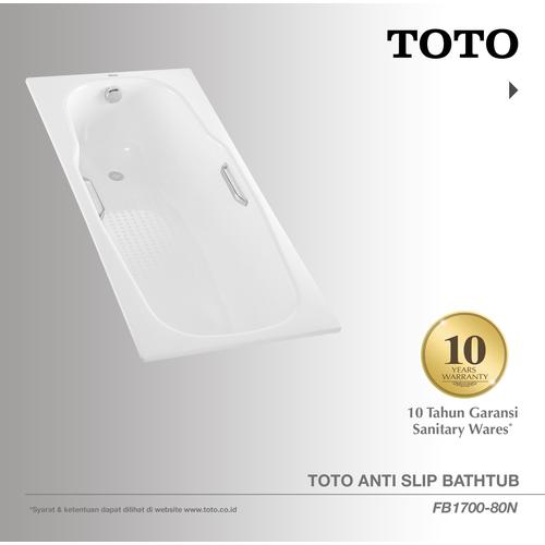 Promo TOTO Bathtub FB1700-80N | Bathtub - Bath Tub - Bak Mandi Cicil 0% ...