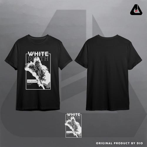Jual Kaos DIO Apparel - White Death - Kaos Distro Premium - Kab. Bogor ...