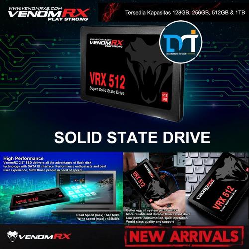 Jual VenomRX VRX SUPER SSD 128GB 256GB 512GB 1TB - 2.5" Inch SATA III ...