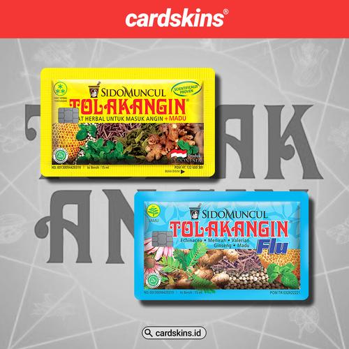 Jual TOLAK ANGIN EDITION | Skin/Sticker Kartu ATM - TOLAK ANGIN, Chip ...