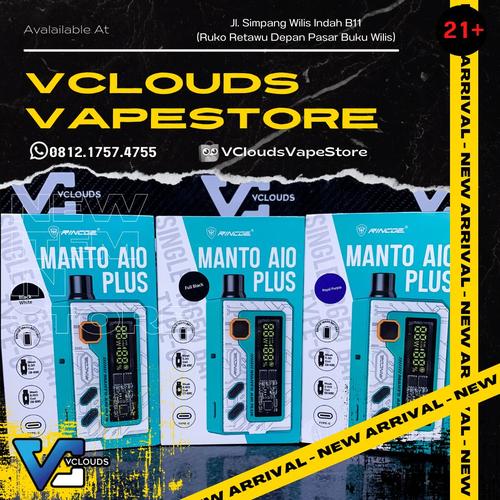 Jual Rincoe Manto Aio Plus 80W 18650 Pod Kit By Rincoe - Kota Malang ...