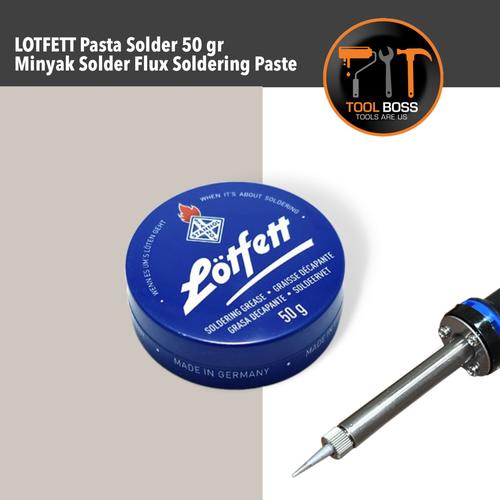Jual LOTFETT PASTA SOLDER - MINYAK SOLDER FLUX SOLDERING 50 GR ...