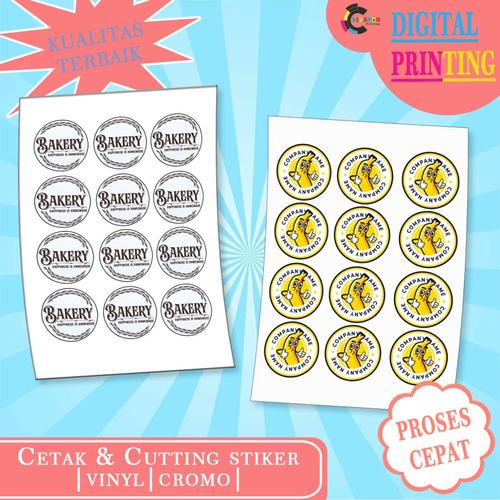 Jual Cetak stiker produk cromo A3+ cutting - no cut - Kota Depok ...