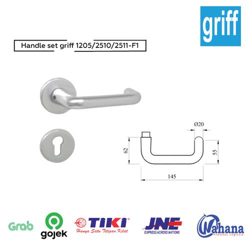 Jual Handle griff 1205|2510|2511-F1(Natural)|gagang pintu|pintu kayu ...