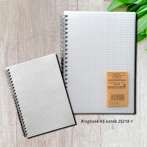Jual BUKU NOTEBOOK SPIRAL RING BOOK A5 POLOS GARIS KOTAK TITIK COVER ...