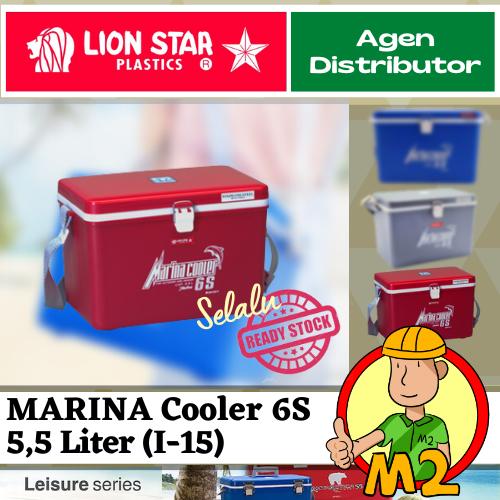 Jual Lion Star I-15 MARINA Cooler Box 6S - 5,5 Liter - - Merah ...