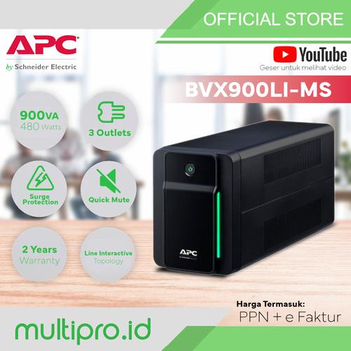 Promo UPS APC Easy UPS BVX 900VA 480W BVX900LI-MS Cicil 0% 3x ...