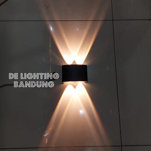 Jual lampu dinding taman outdoor 2 arah / Led wall light minimalis 4 x ...